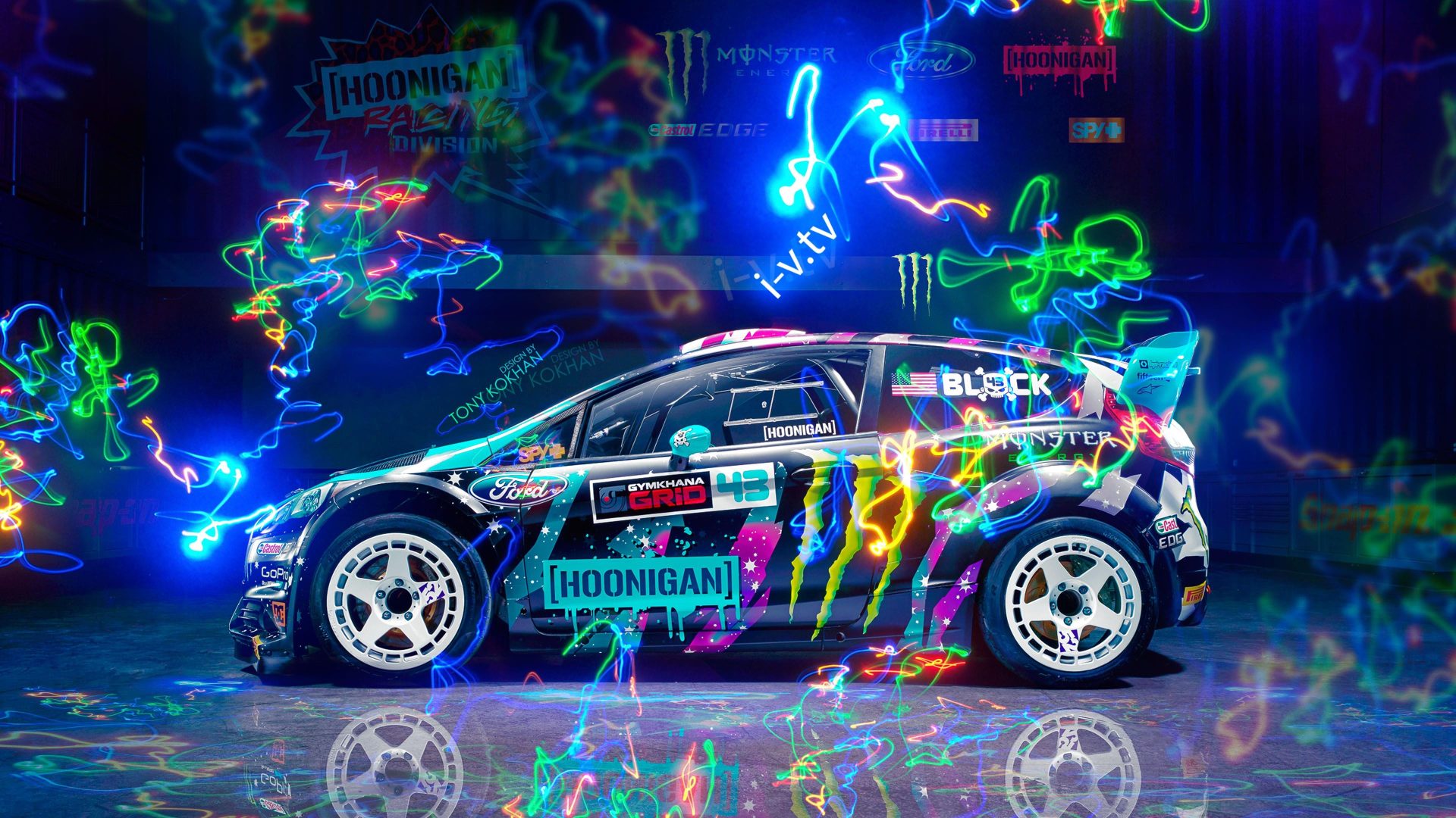 Electric Neon Rally Beast - Pixerest
